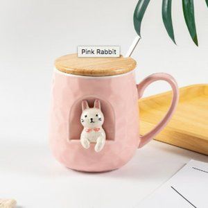 Tea Collection | Dining | Animal Theme Mugscute Catadorable Rabbitwith ...
